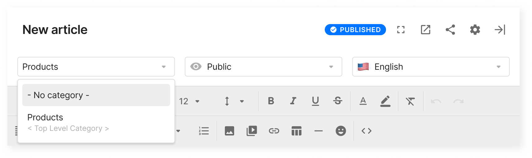 Create a Help Center, Article, or Category